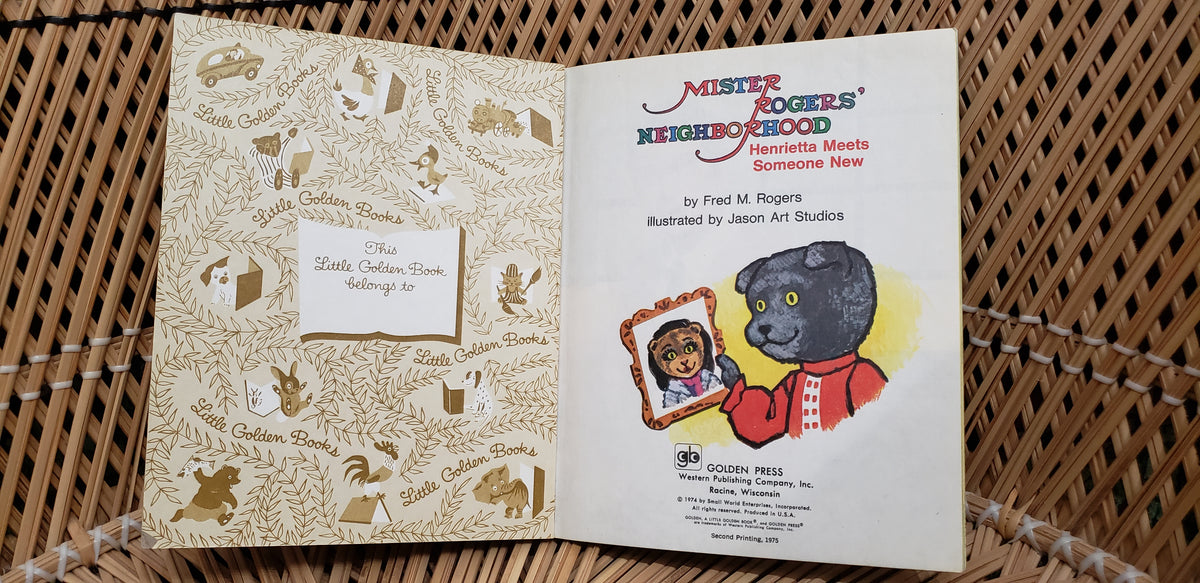 Mister Rogers' Neighborhood Henrietta Meets Someone New Little Golden ...